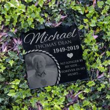 Loving Memory of Custom Name Photo Memorial Personalized Grave Stone ...